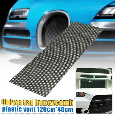 Universal Black ABS Plastic Racing Honeycomb Car Front Bumper Mesh ...