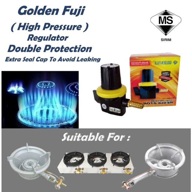High/Low Pressure Regulator [SIRIM] / Kelapa Gas Dapur / Milux / Golden ...
