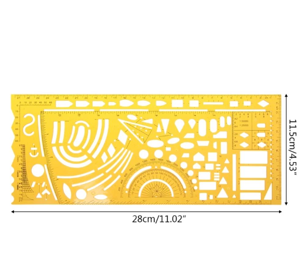 Ruler Durable Kit Resin Building Military Drawing Furniture ...