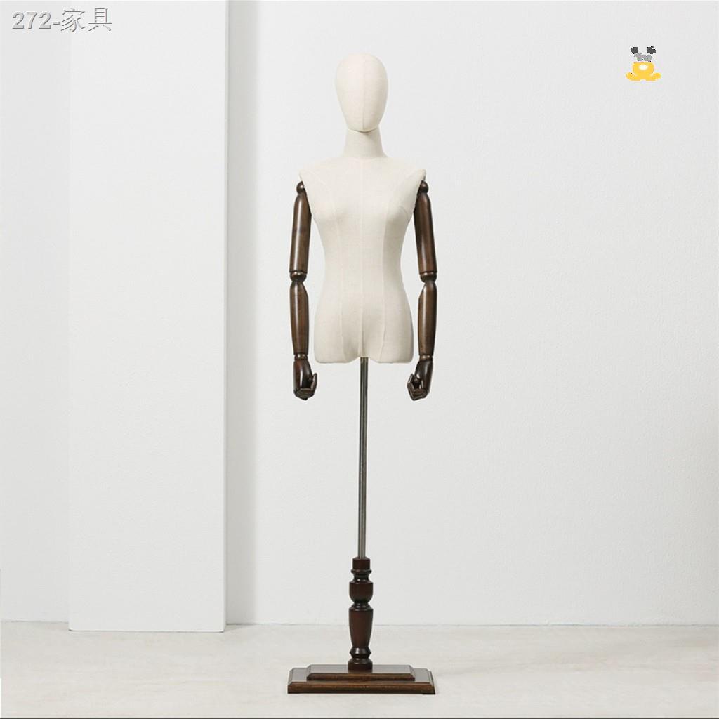 Clothing store mannequin shelf half-length female props women s full ...