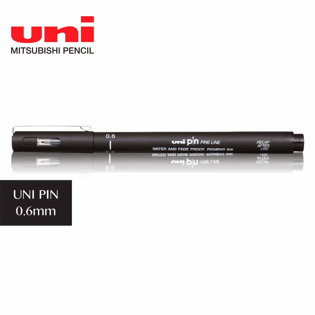Uni Pin Technical Fine Line Drawing Pen Drawing Brush Pigment Liner 0. ...