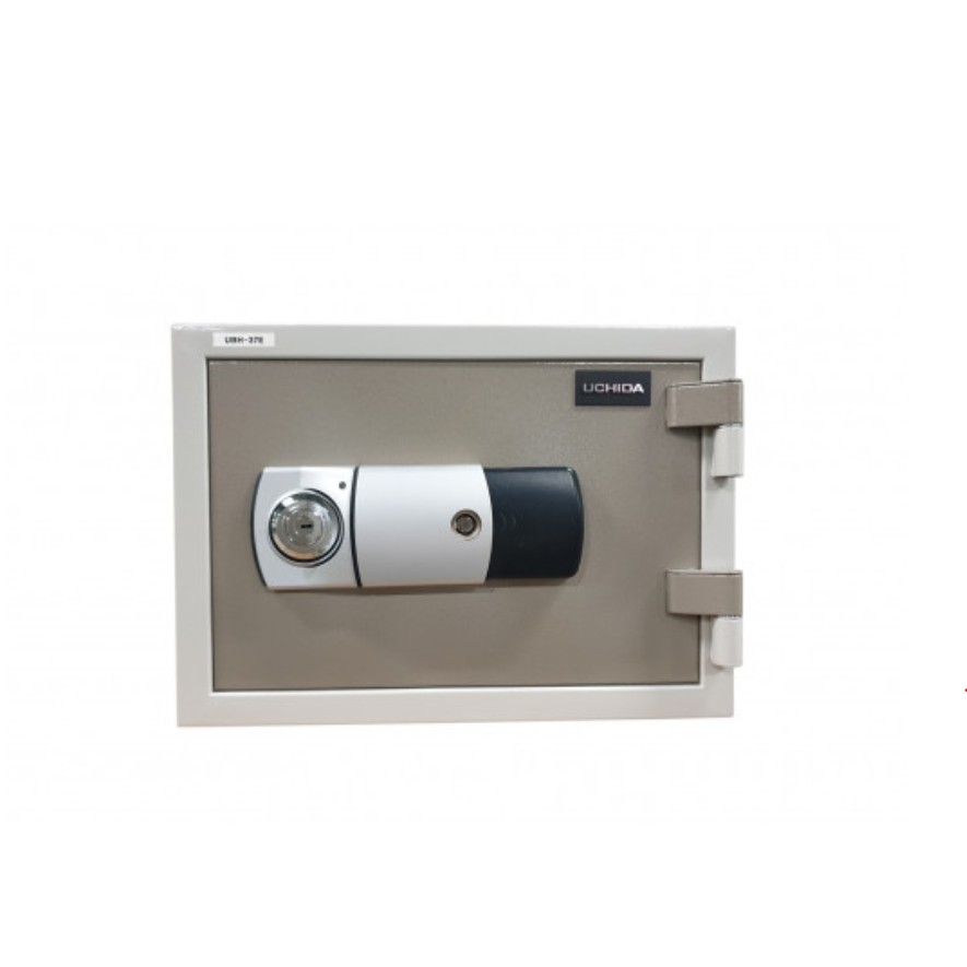 UCHIDA FIRE RESISTANT SAFETY BOX (UBH-37E)_37KG Keylock + Programmable ...