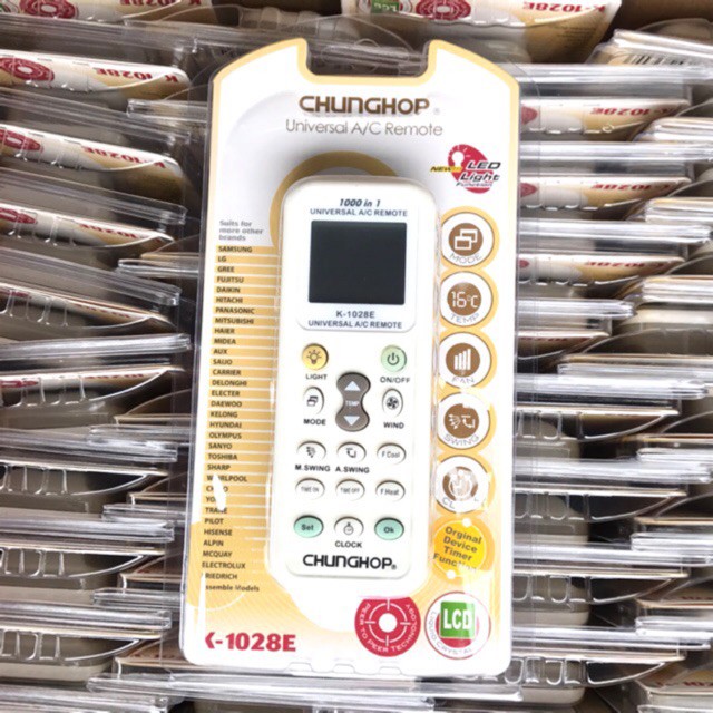 CHUNGHOP Universal Aircond Remote Control K-1028E (Original CHUNGHOP ...