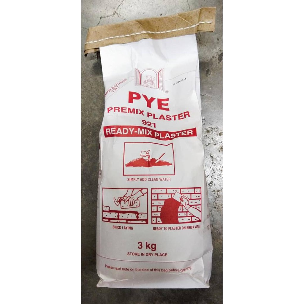( 3 kg+- ) PYE Premix Plaster 921 Ready Mixed Plaster / Plaster cement ...