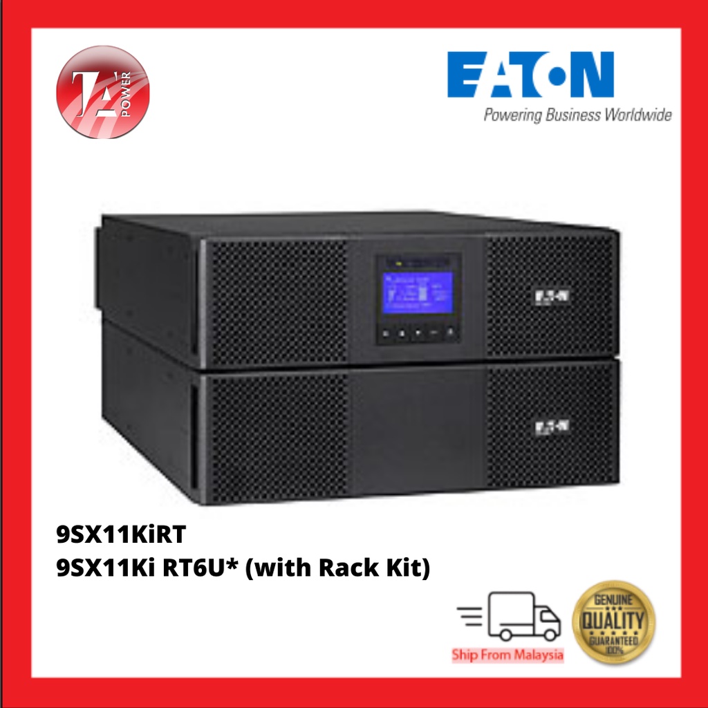Eaton 9SX UPS 9SX11Ki RT6U* (with Rack Kit) 9SX11KiRT **For 8 & 11 kVA ...