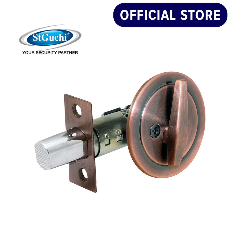 St Guchi Antique Cooper One-Sided Thumbturn Half Deadbolt Lock SGDB ...
