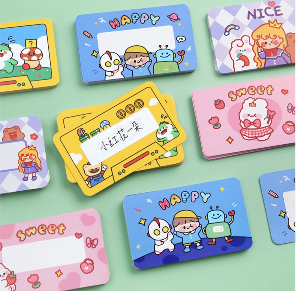 [Coisíní] Cartoon Scratch Card Creative DIY Lucky Scratch Couple ...