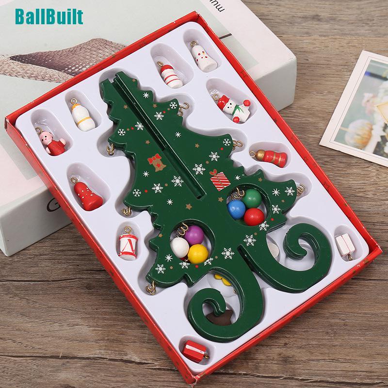 [BTAUI] Handmade Stereo Wooden Christmas Tree Children's Layout ...