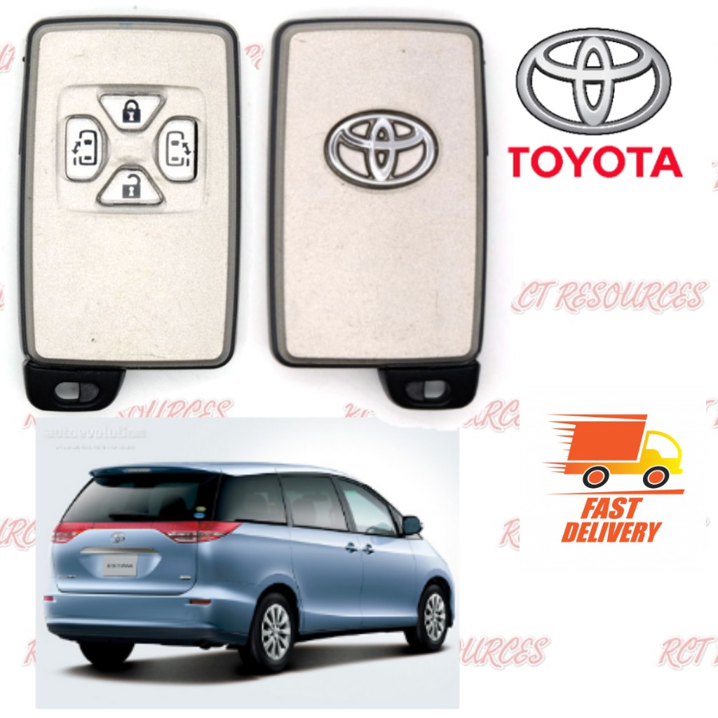 TOYOTA ESTIMA / ALPHARD / VELLFIRE REMOTE SMART KEY 4 BUTTONS CASING ...
