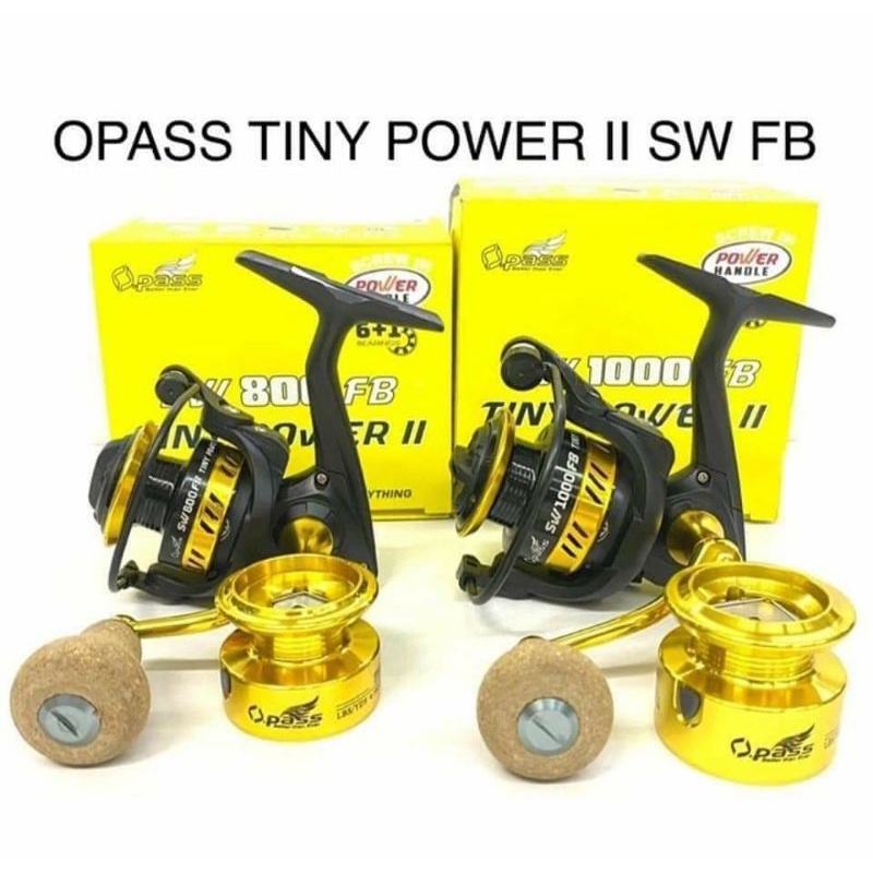 🌈 OPASS Tiny Power II SW FB 1000 Spinning Reel +🔥 FREE SPOOL🔥 | Shopee ...