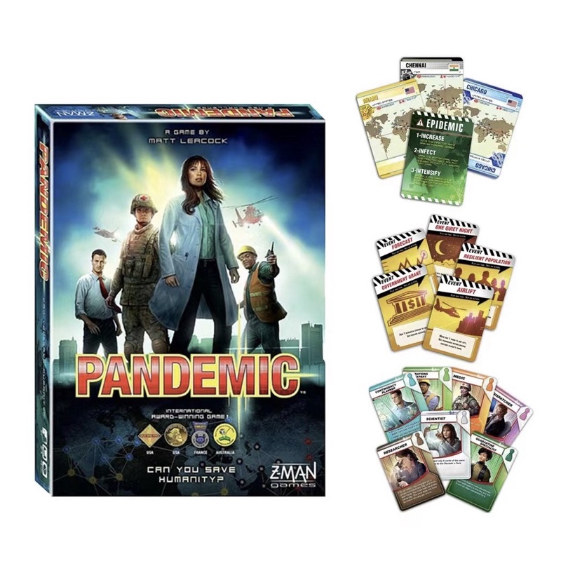 Pandemic Board Game Family Party Games (English Version) | Shopee Malaysia