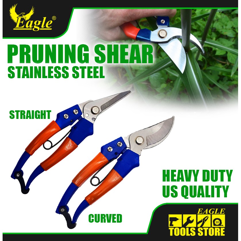 Heavy Duty Stainless Steel Pruning Shear Garden Scissors Eagle ...