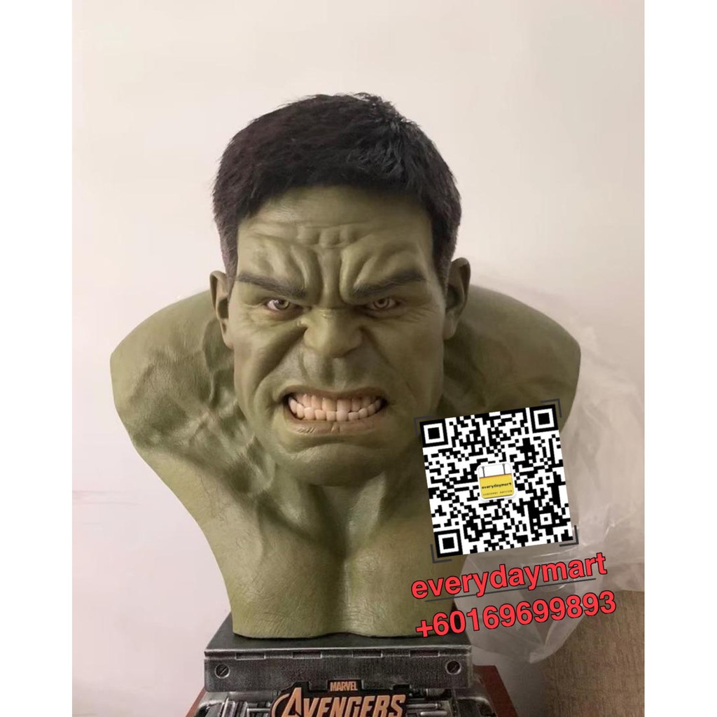 MARVEL COMICS💥THE HULK LIFE-SIZE BUST PART💥STATUES ACTION FIGURE TOYS🔥 ...