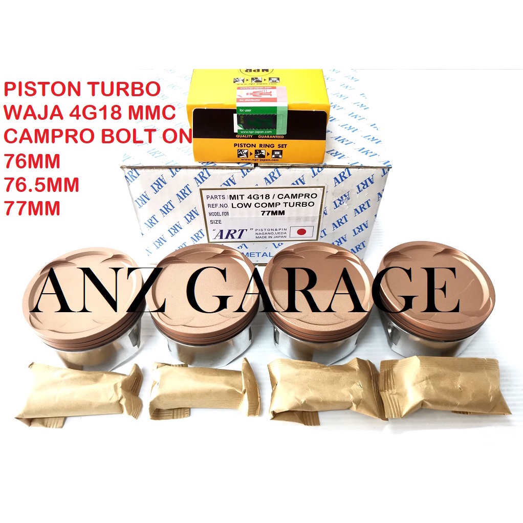 ART TURBO PISTON 4G18 WAJA MMC and CAMPRO BOLT ON | Shopee Malaysia