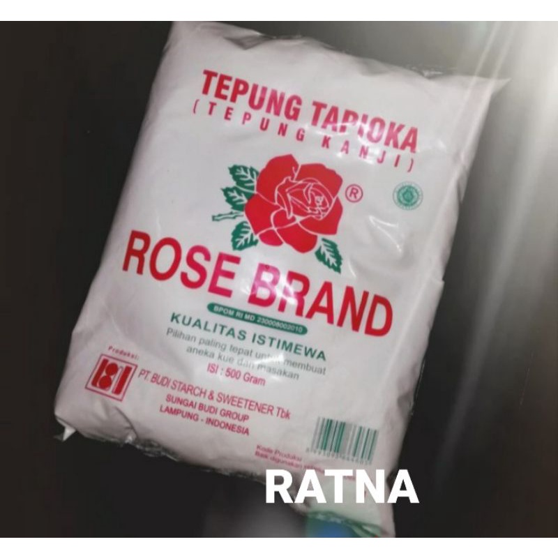 (1 BAL) ROSE BRAND TAPIOCA / KANJI FLOUR 500gr (Contains 20 Pcs ...