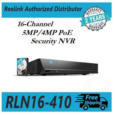 REOLINK 16 CHANNEL POE CCTV NVR RECORDER (RLN16-410) | Shopee Malaysia
