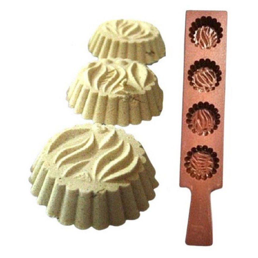 Acuan kuih Putu Kacang Mini Flower Kuih Bangkit Cookie Mold (Pelbagai ...