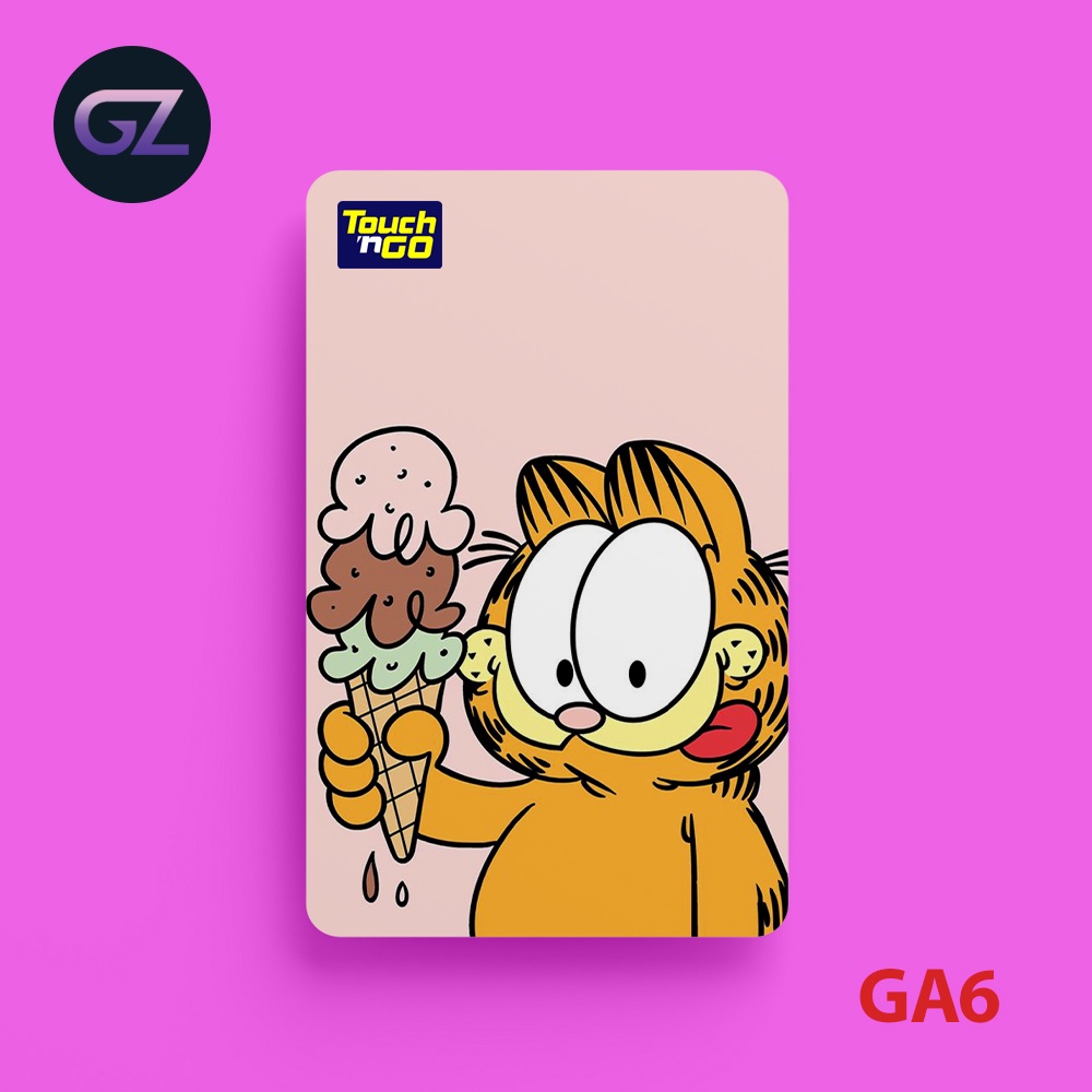 Garfield (Series 1) - Garfield Touch N Go Sticker (Waterproof, High ...