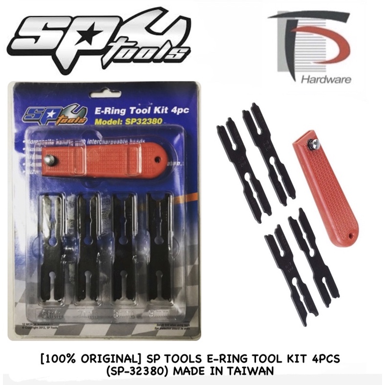 [100% ORIGINAL] SP TOOLS E-RING TOOL KIT 4PCS (SP-32380) MADE IN TAIWAN | Shopee Malaysia