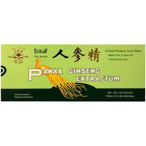 Pine Brand Panax Ginseng Extractum Oral Liquid 10ml X 10s Exp