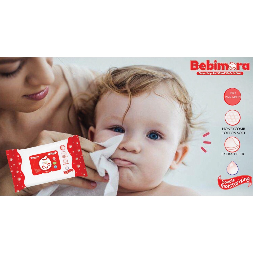 Bebimora Baby Wipes Eco Cert Organic READY STOCK SABAH SARAWAK | Shopee ...