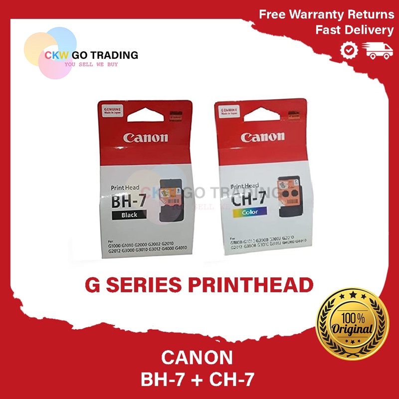 Original Canon Print Head Printhed BH-7 CH-7 Bh7 CH7 QY6-8003 8007 8019 ...