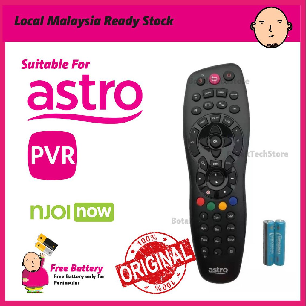 **Original**Astro PVR Remote Control | Shopee Malaysia