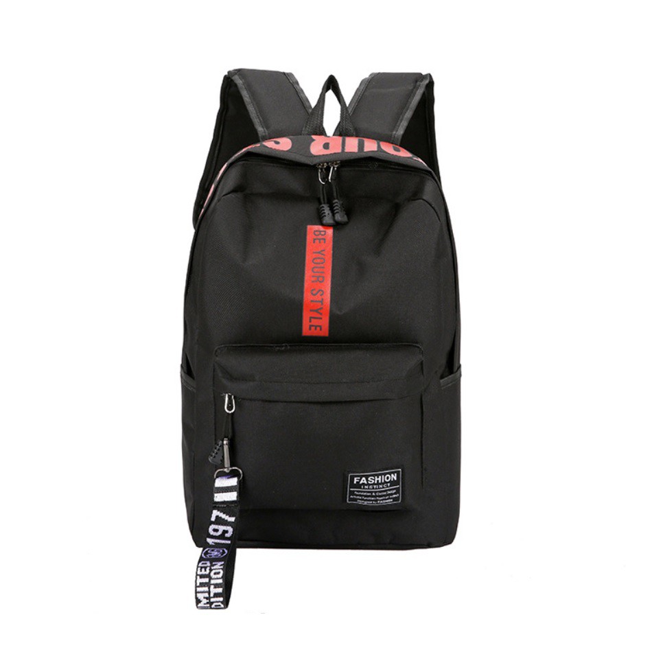 Beg Galas Wanita Corak Menarik / Canvas School Bag Casual Backpack Bags ...