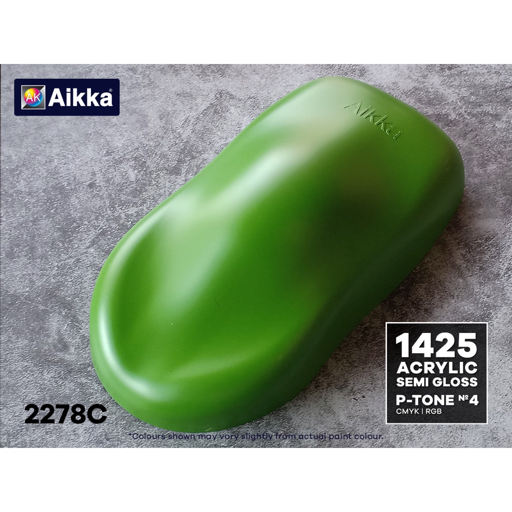 AIKKA Paint PANTONE Colour 2278C / 1425 ACRYLIC SEMI GLOSS PAINT ...