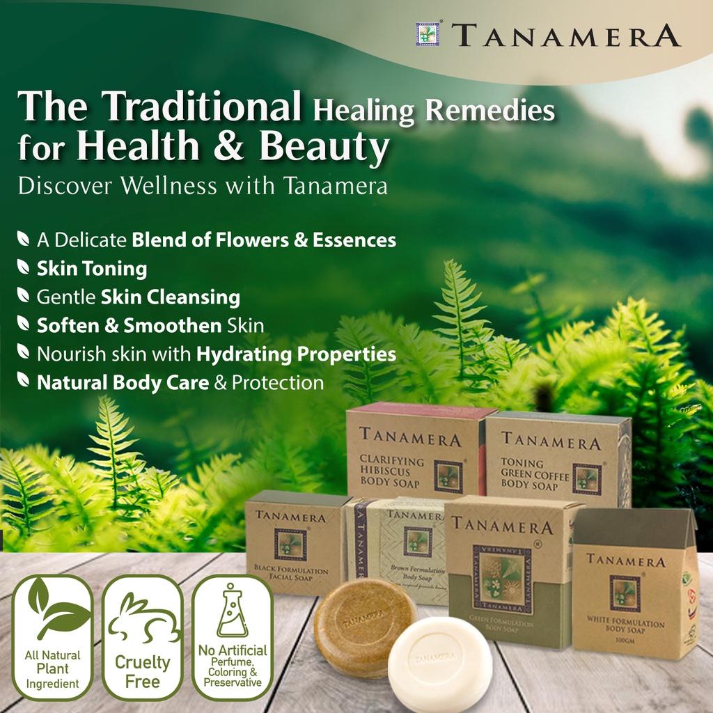 Tanamera Green Formulation Body Soap 100g Skin Toning Reduces Body Odor ...