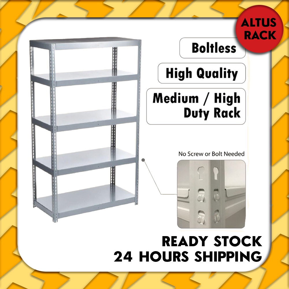 5 Tier Rack / Rack / Grey Rack / Racking System / Steel Rack / Boltless ...