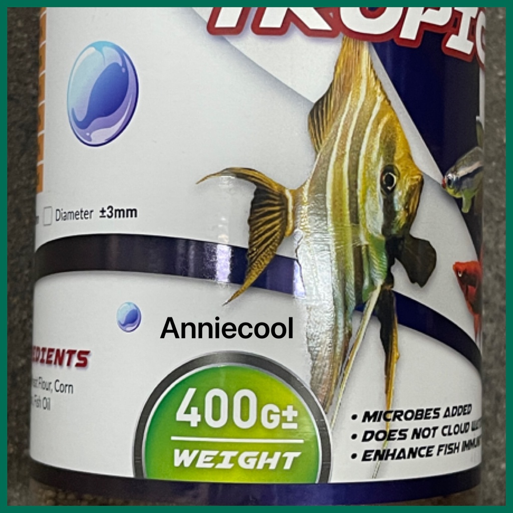 AQUA GUARDS PRO-BIOTIC FORMULA TROPICAL FISH FOOD - 400G (MINI / SMALL ...