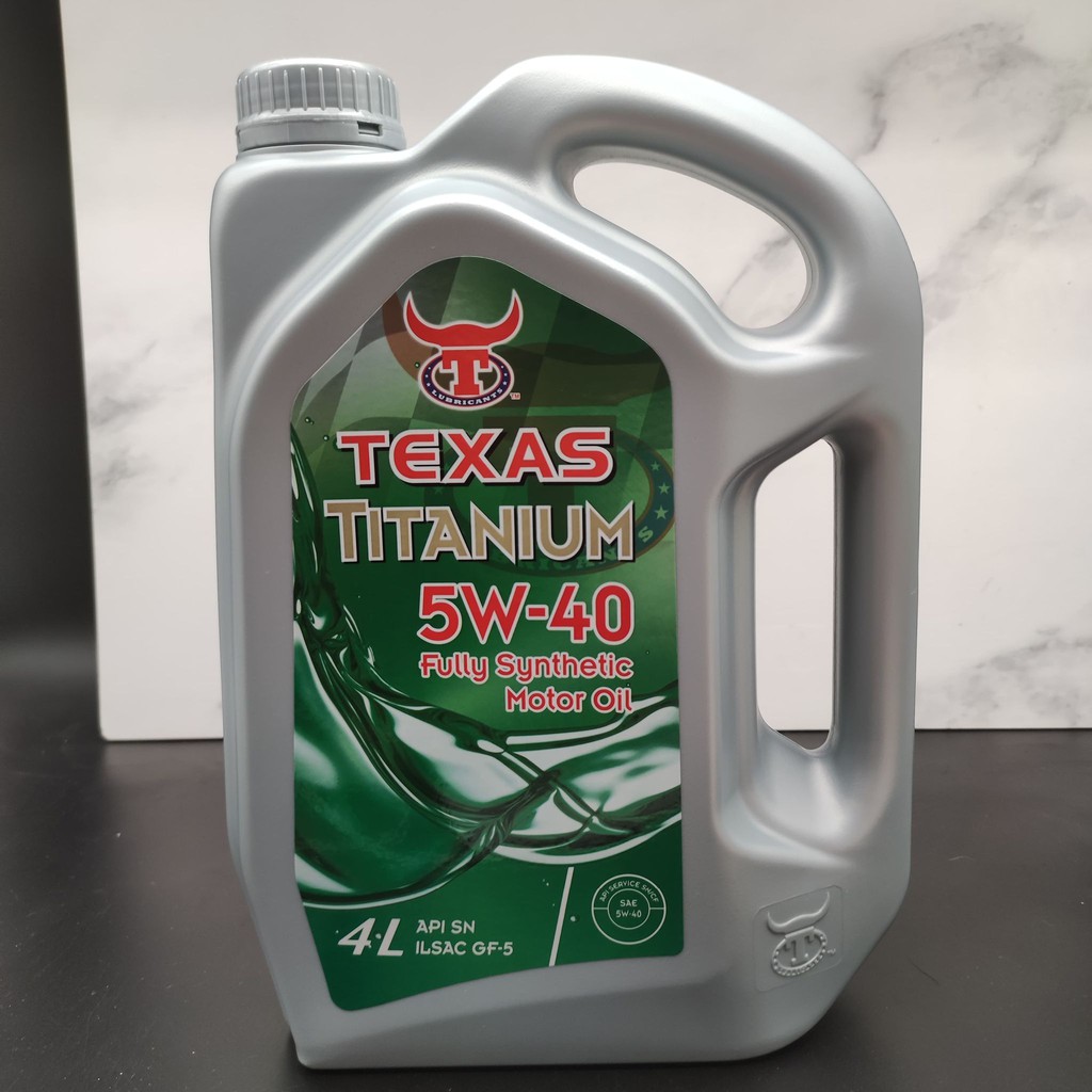 TEXAS MOTOR ENGINE OILS TITANIUM FULLY SYNTHETIC 5W-40 4L | Shopee Malaysia