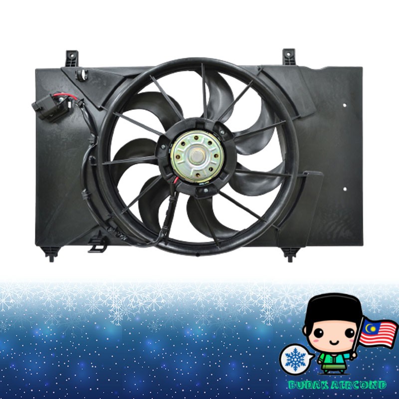 OEM RADIATOR FAN MOTOR ASSY SET PROTON PREVE SUPRIMA S BAC | Shopee ...