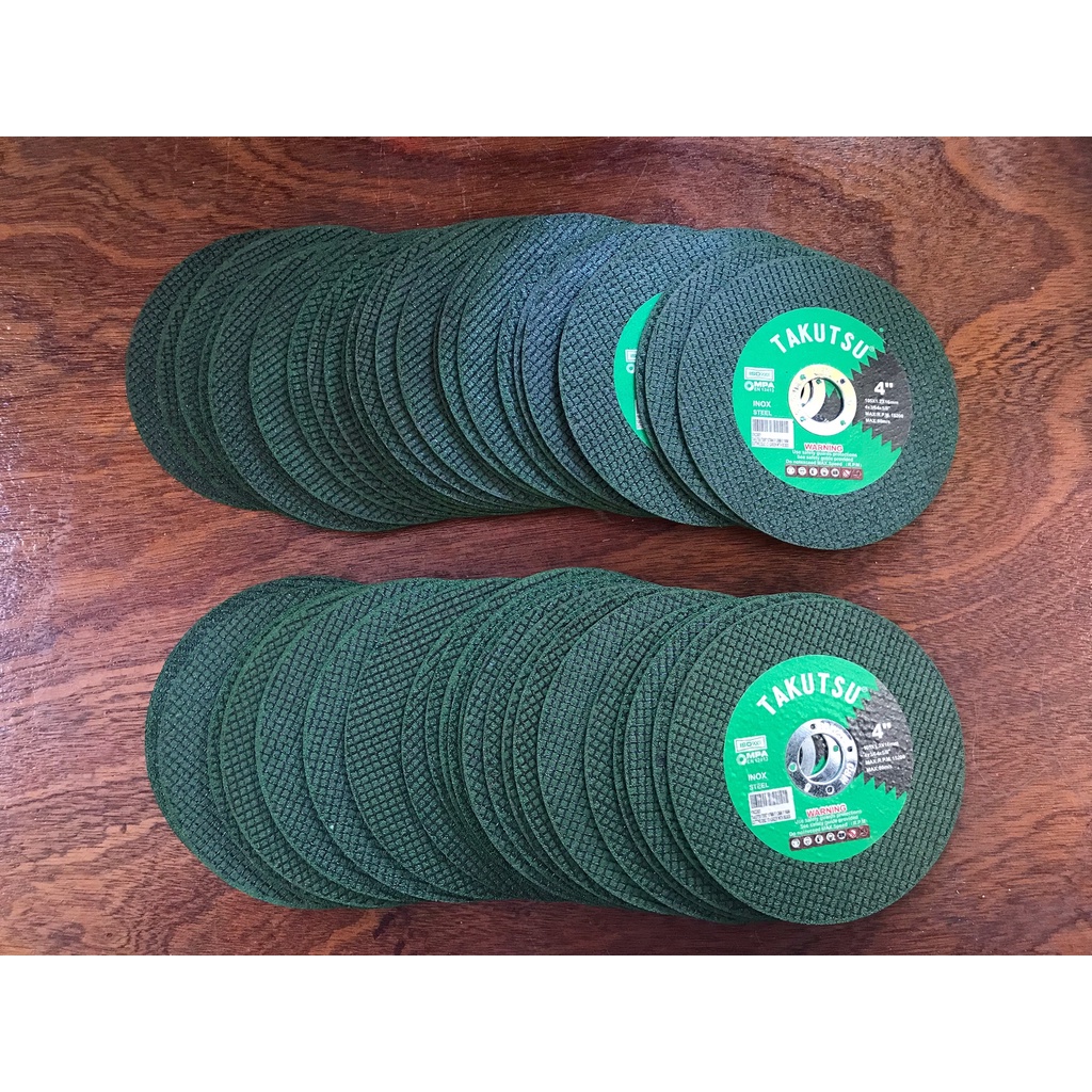 4" TAKUTSU 105MM X 1.2MM STAINLESS STEEL CUTTING DISC (GREEN)T0087 ...