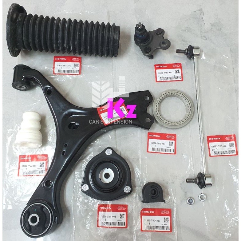 1SET 16PCS-FRONT ABS MOUNTING/LOWER ARM/LINK/BUSH/COVER/BEARING/BALLJOINT-/ TRO 2012-2015 FB ...