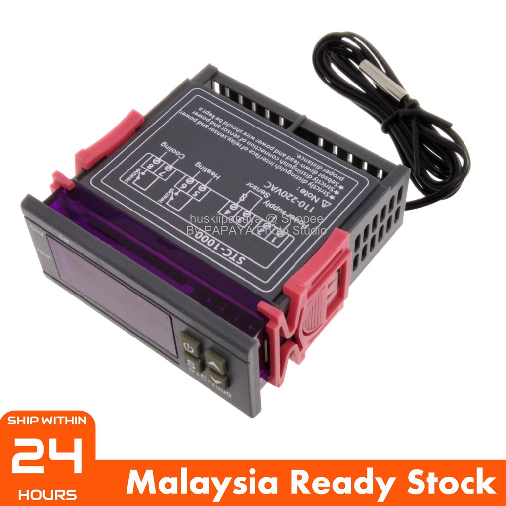 [VAR] Digital STC 1000 220V All Purpose Temperature Controller Thermostat With Probe Sensor ...