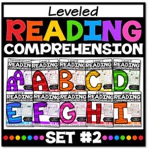 351- PDF Leveled Reading Passages with Comprehension Questions Bundle ...