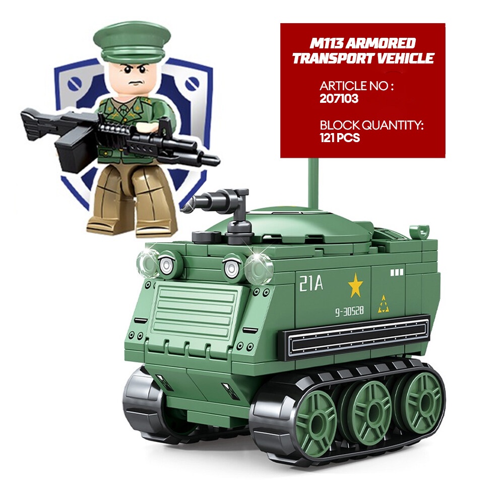 Sembo 4in1 207100 207101 207102 207103 Warfare Survival Military Tank ...