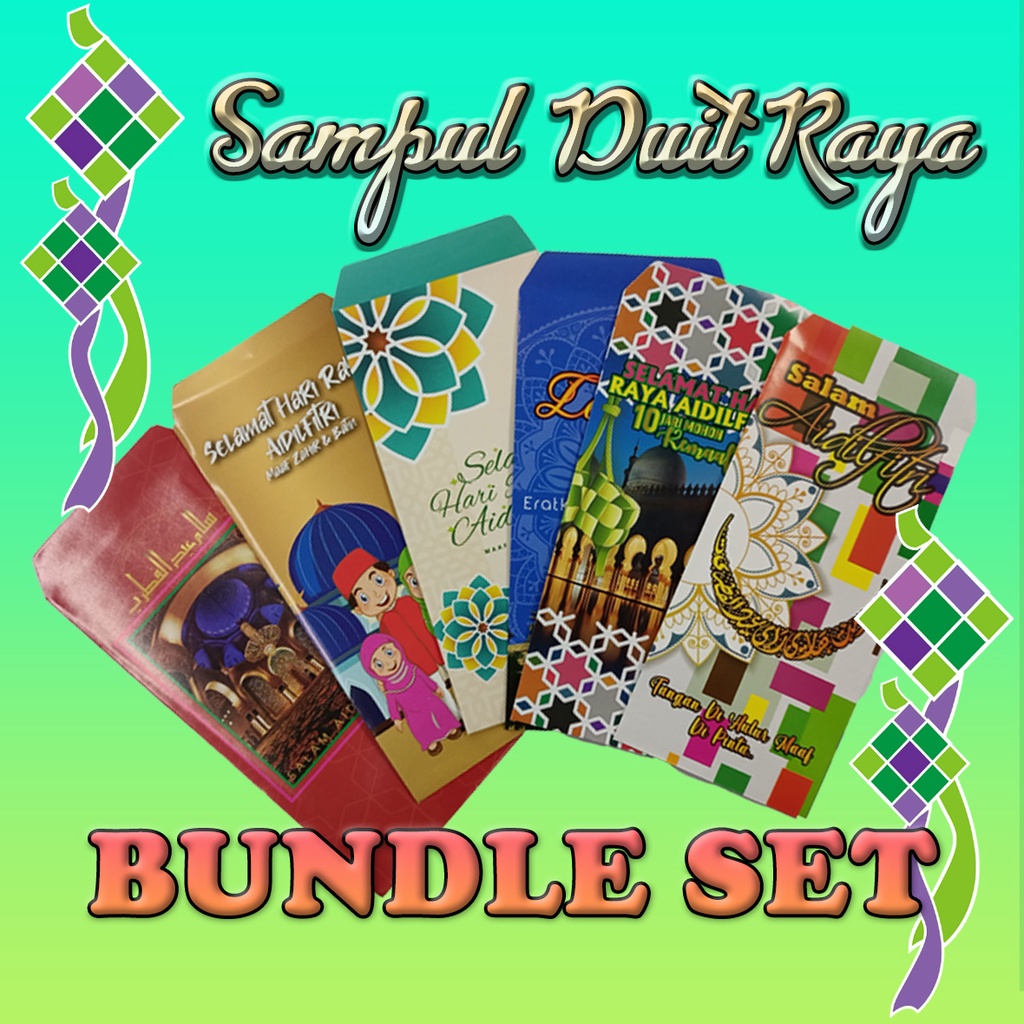 Sampul Duit Hari Raya Panjang BUY 10 FREE 1 or 100 PACKET | Long Angpao ...