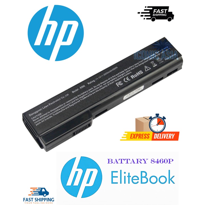 HP Battary EliteBook 8460p 8460w 8470p 8470w 8560p 8570p 8770P [6 Cells ...