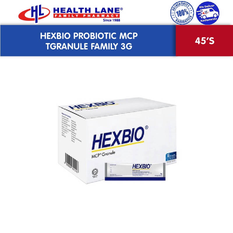 Hexbio Probiotic MCP Granule Family (3g/45's x 2 + 10's) | Shopee Malaysia