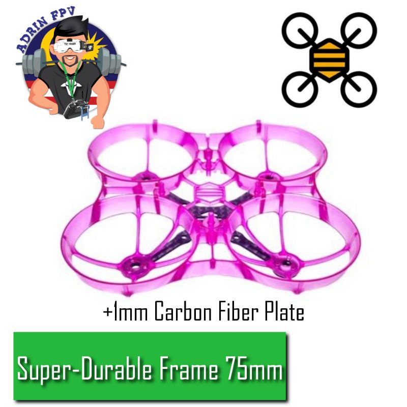 NewBeeDrone Cockroach Brushless Extreme-Durable Frame 75mm | Shopee ...