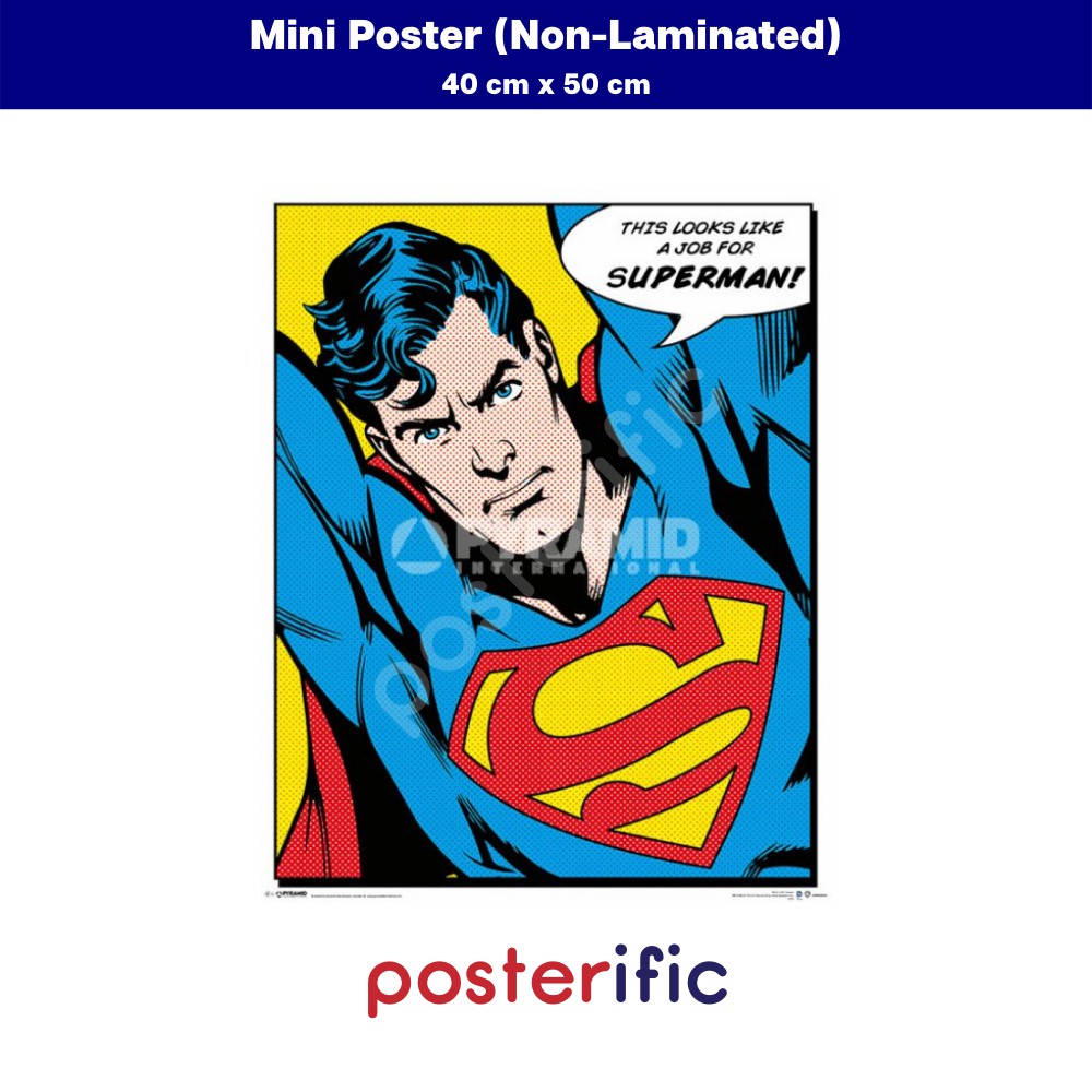 Superman (Looking For Job) - Poster (40 cm X 50 cm) | Shopee Malaysia