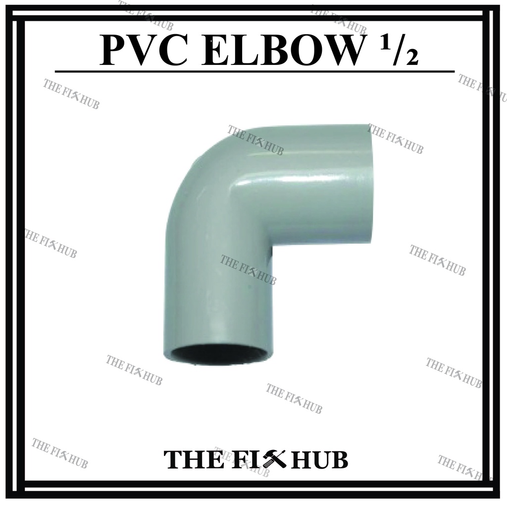 12MM PVC Fitting Connector Elbow / Tee / Socket / End Cap / Plug / P/T ...