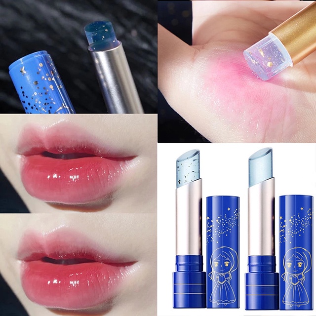 【Ready Stock】Makeup Temperature Change Lipstick Gold Foil Moisturizing ...
