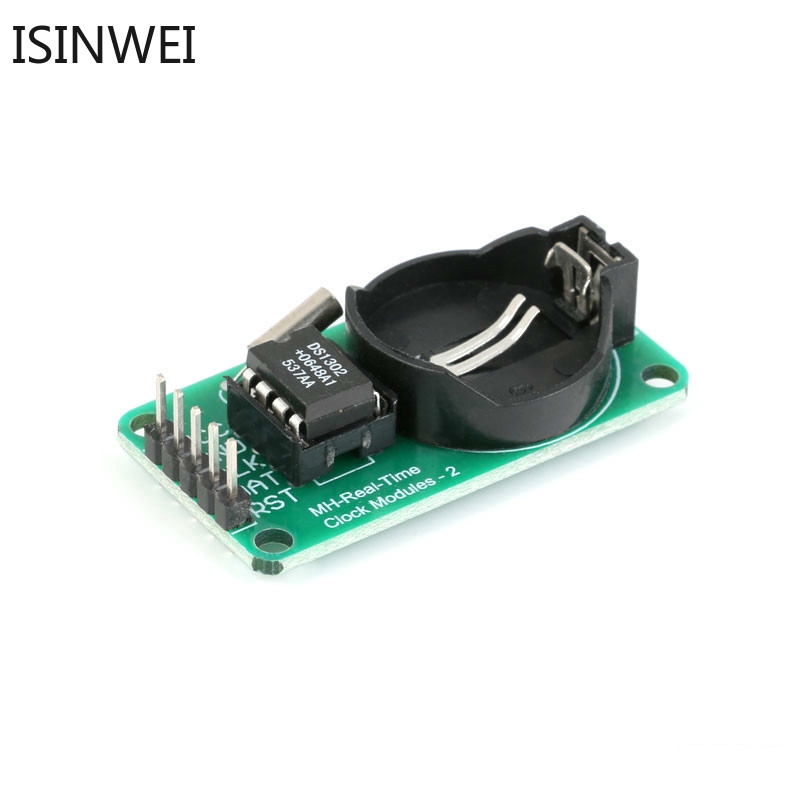 DS1302 Real Time Clock Module RTC DIY Kit Electronic Components Without ...