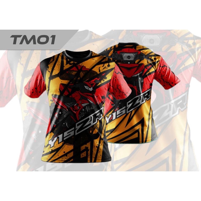 Baju Tshirt Jersi Motor / Full Sublimation Printing | Shopee Malaysia