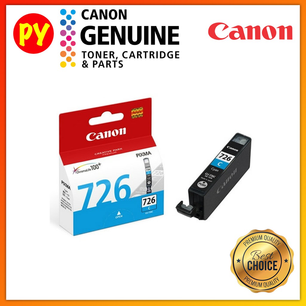 Canon CLI-726 Cyan Original Ink Cartridge CLI726 CLI 726 | Shopee Malaysia