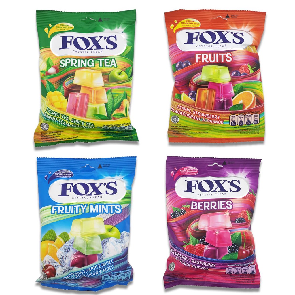FOX'S CRYSTAL CLEAR FRUITY CANDY | Shopee Malaysia
